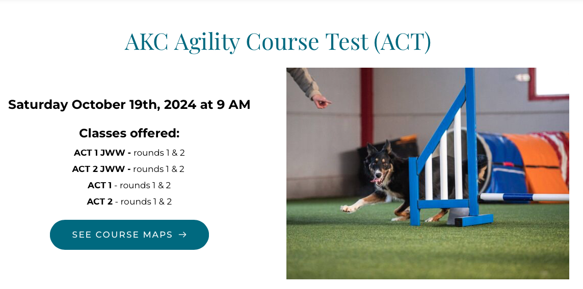 AKC ACT Trial Details Now Available!